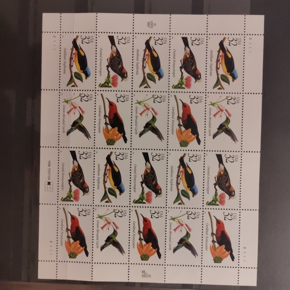 United States Postal Service | Office | Colorful Bird Postage Stamps ...